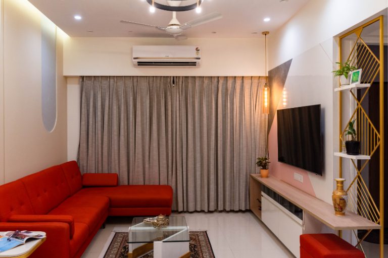 This 2bhk Flat Design Unfolds a Tale of Timeless Elegance | Triangle ...