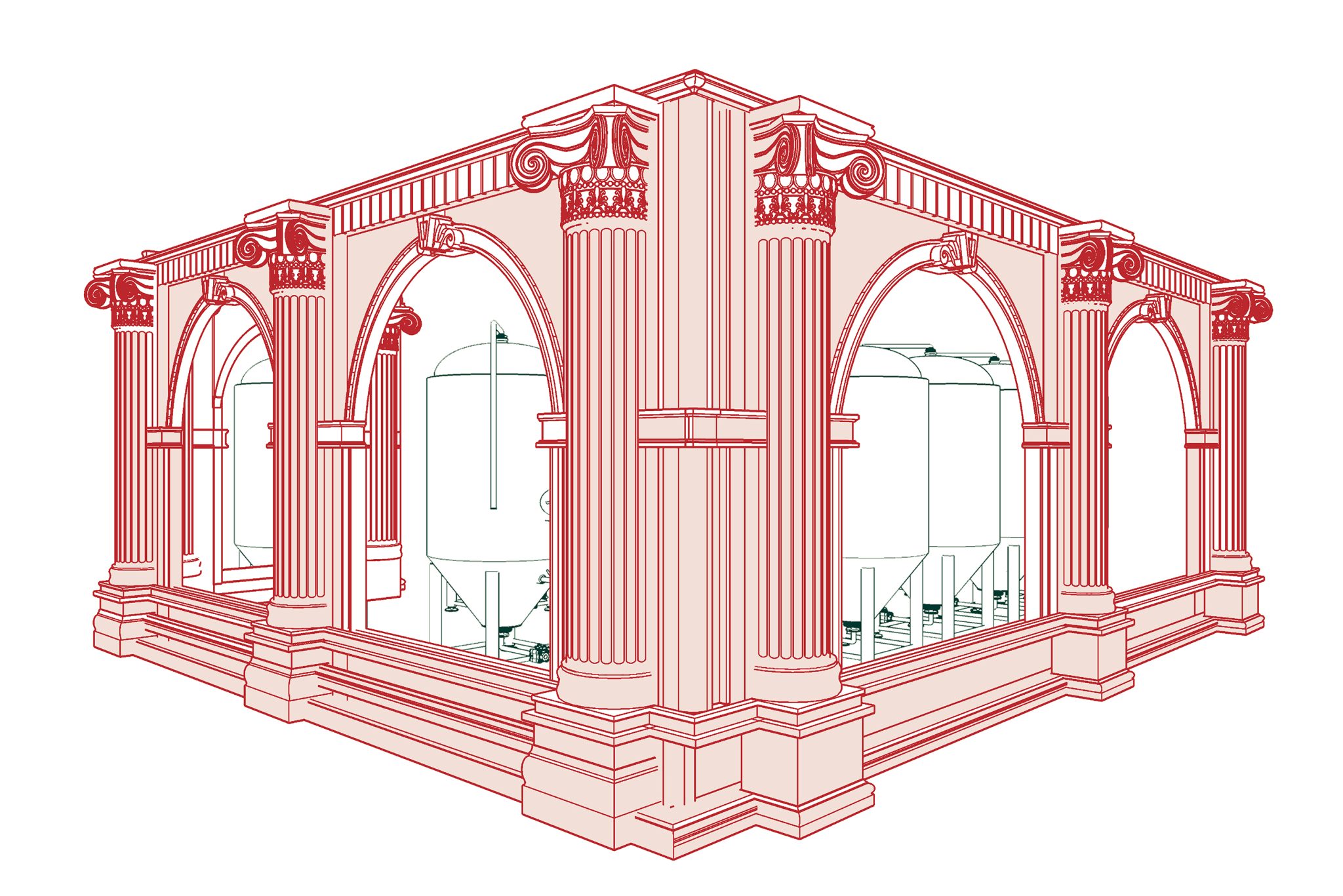 Each Detail in Candles Brewhouse is a Homage to Neo-Classical ...