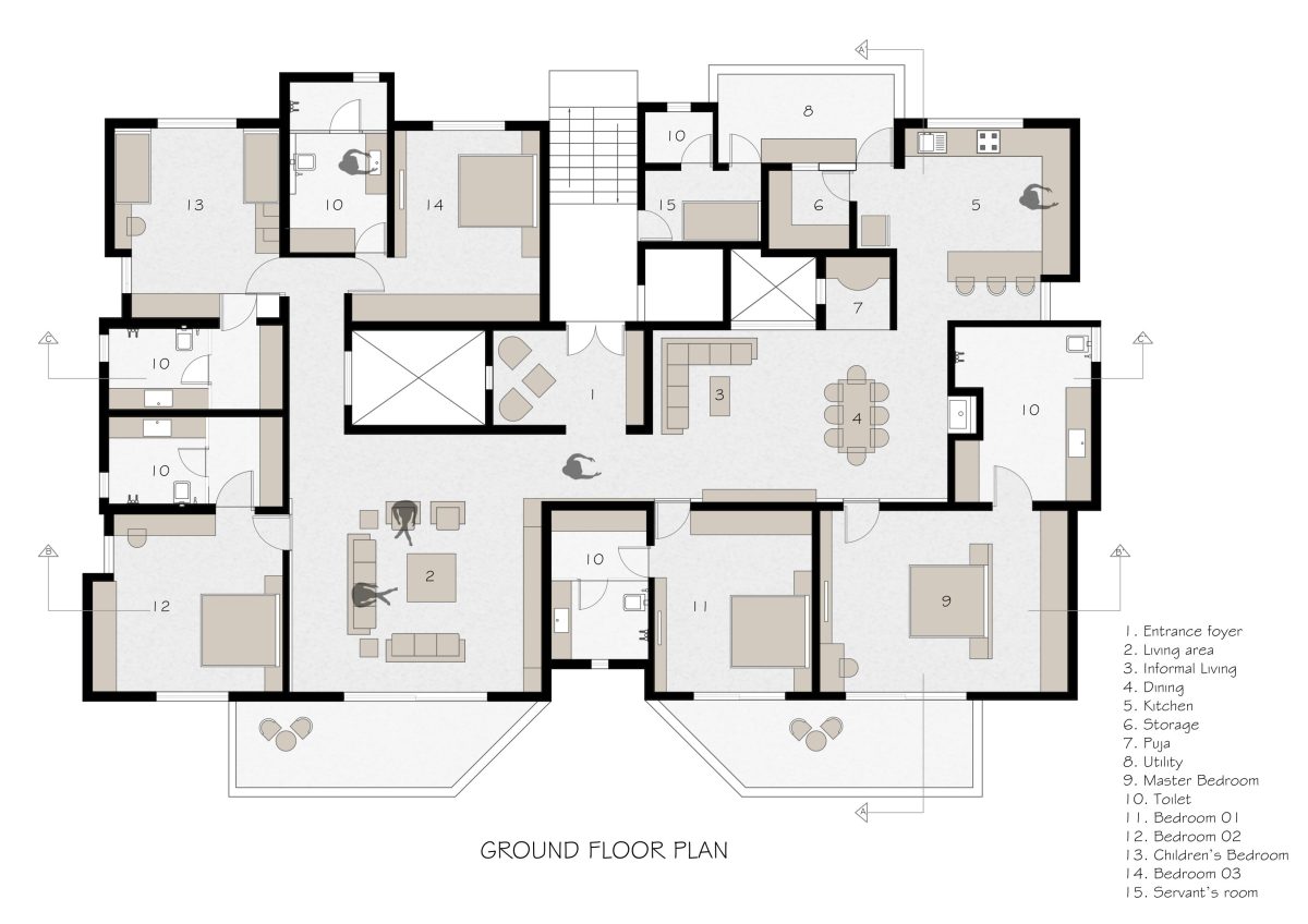 This 5000 sq ft House is for a Multigenerational Family of Ten ...