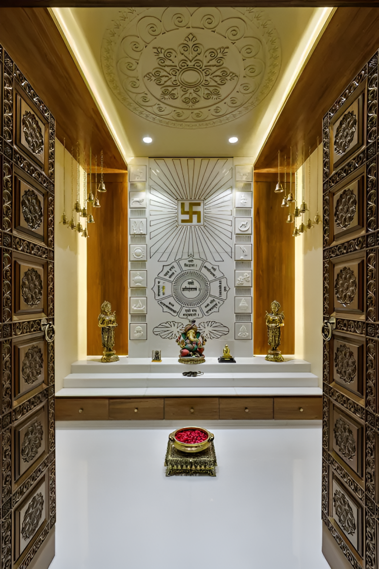 50 Timeless Pooja Room Door Design For Indian Homes