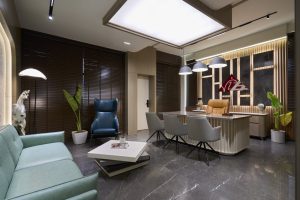 This Corporate Office Interior Design Uses A Functional Design Concept ...