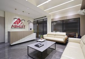 This Corporate Office Interior Design Uses A Functional Design Concept ...
