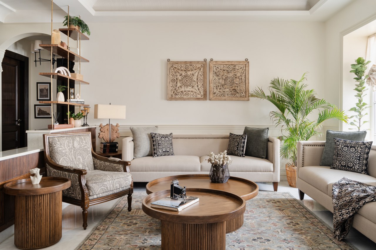 This Noida House Blends The French Charm With Georgian Sophistication ...