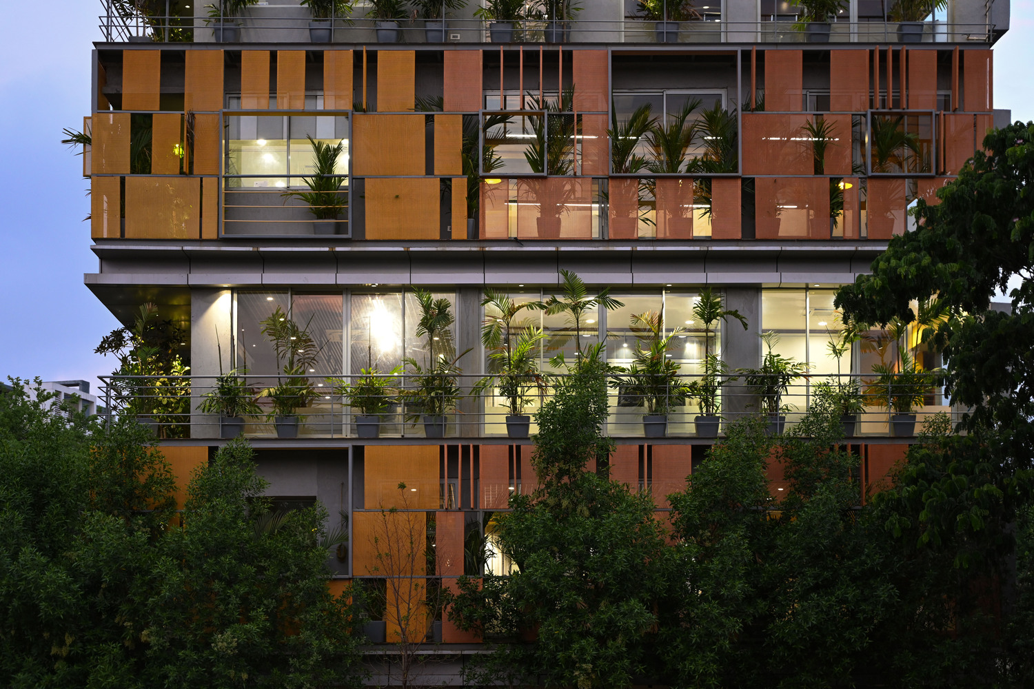 This Office in Hyderabad Repurposed an Existing On-site Concrete ...
