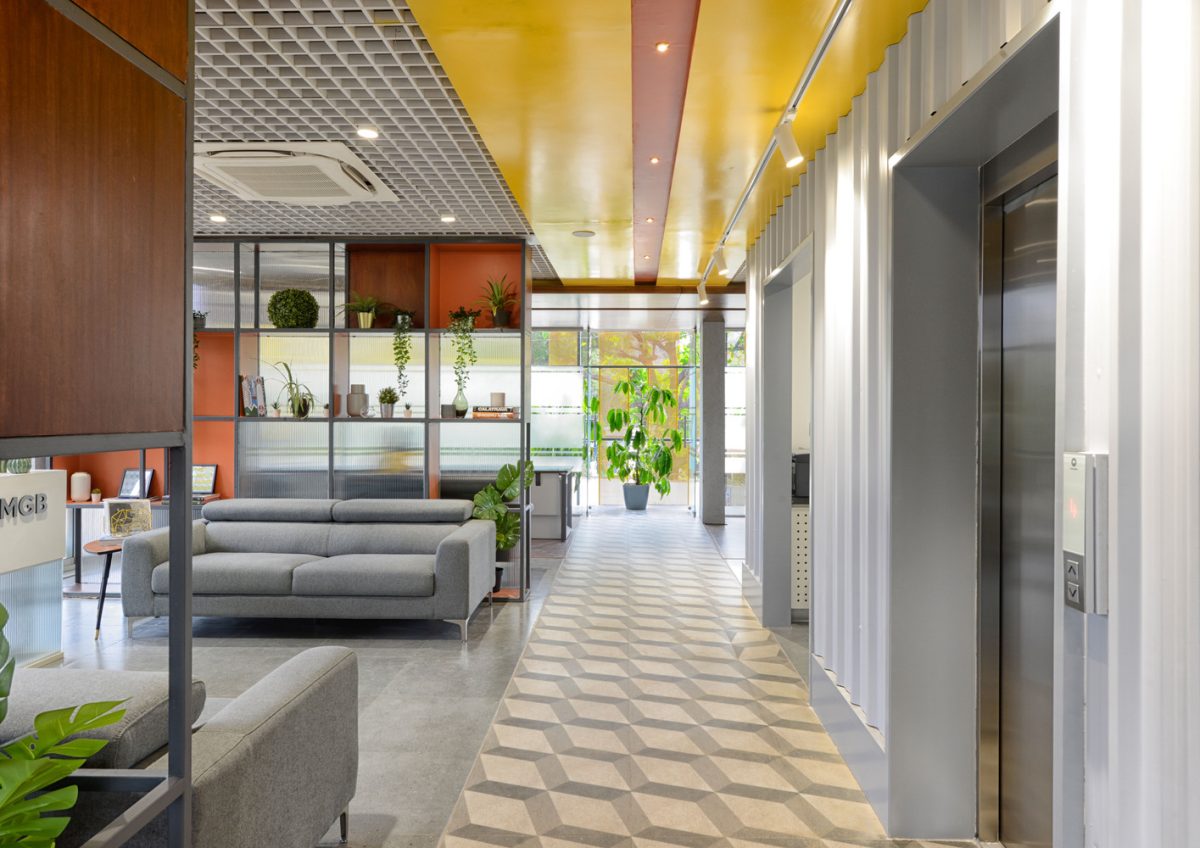 This Office in Hyderabad Repurposed an Existing On-site Concrete ...