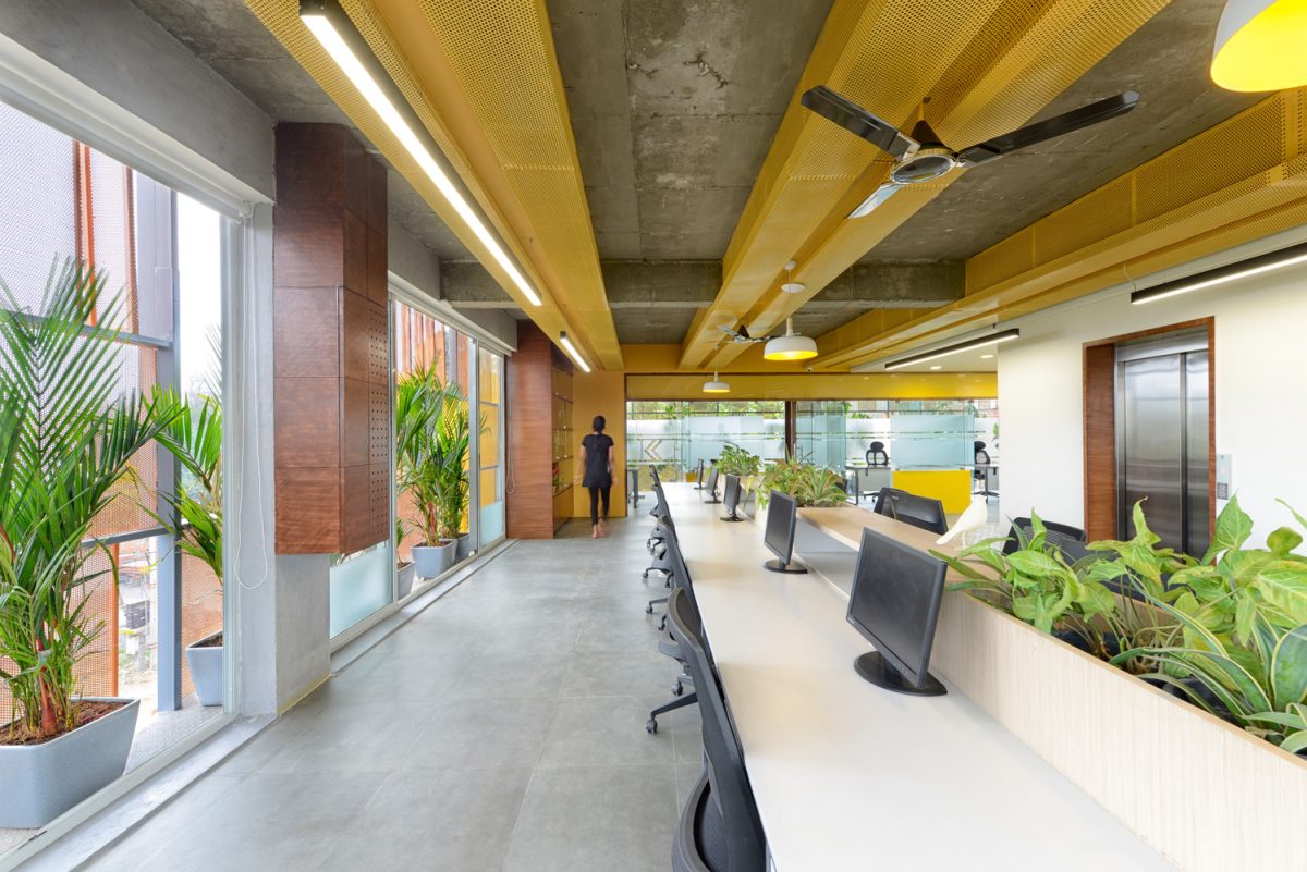 This Office in Hyderabad Repurposed an Existing On-site Concrete ...