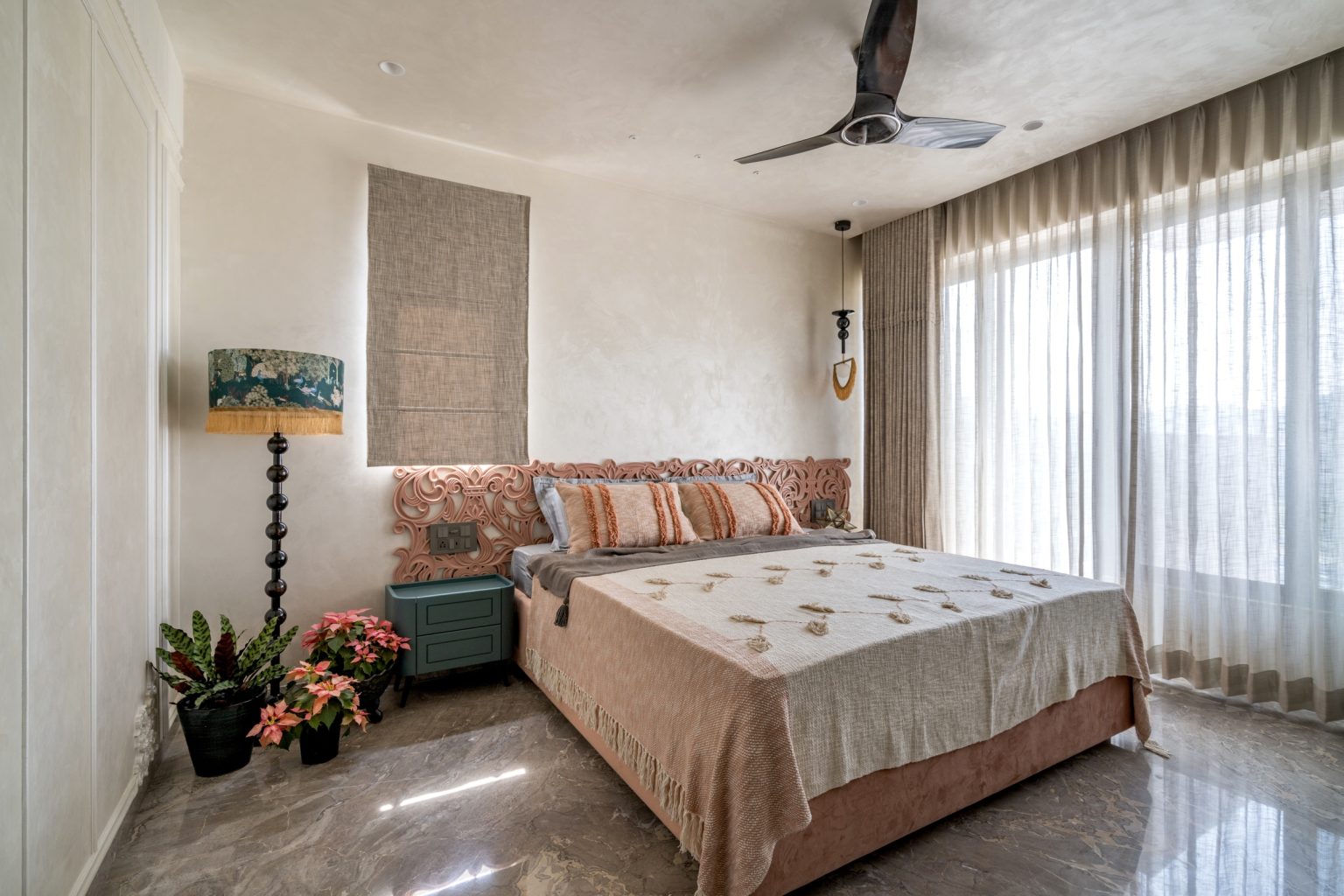 This Soft Elegant Flat in Pune Reflects the Tranquil Aquatic Beauty ...