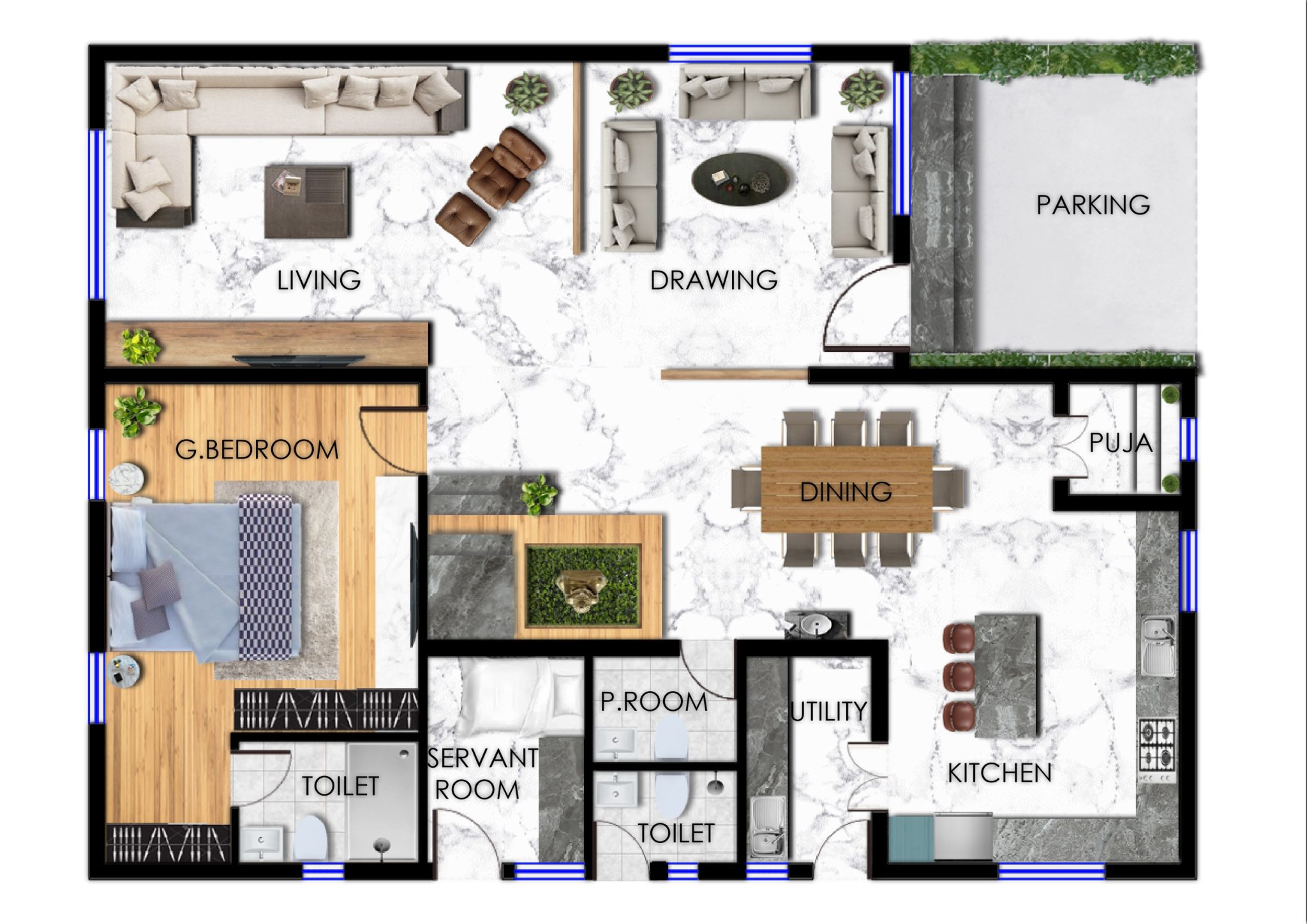 The Villa Design and its Interior Allow for a Creative Autonomy ...