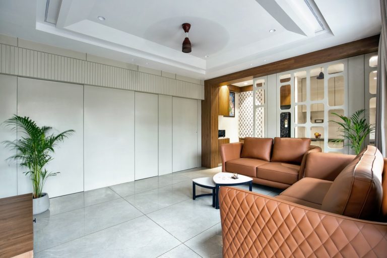 This Indian Modern House Maintains an Open Feel With Efficient Plan ...