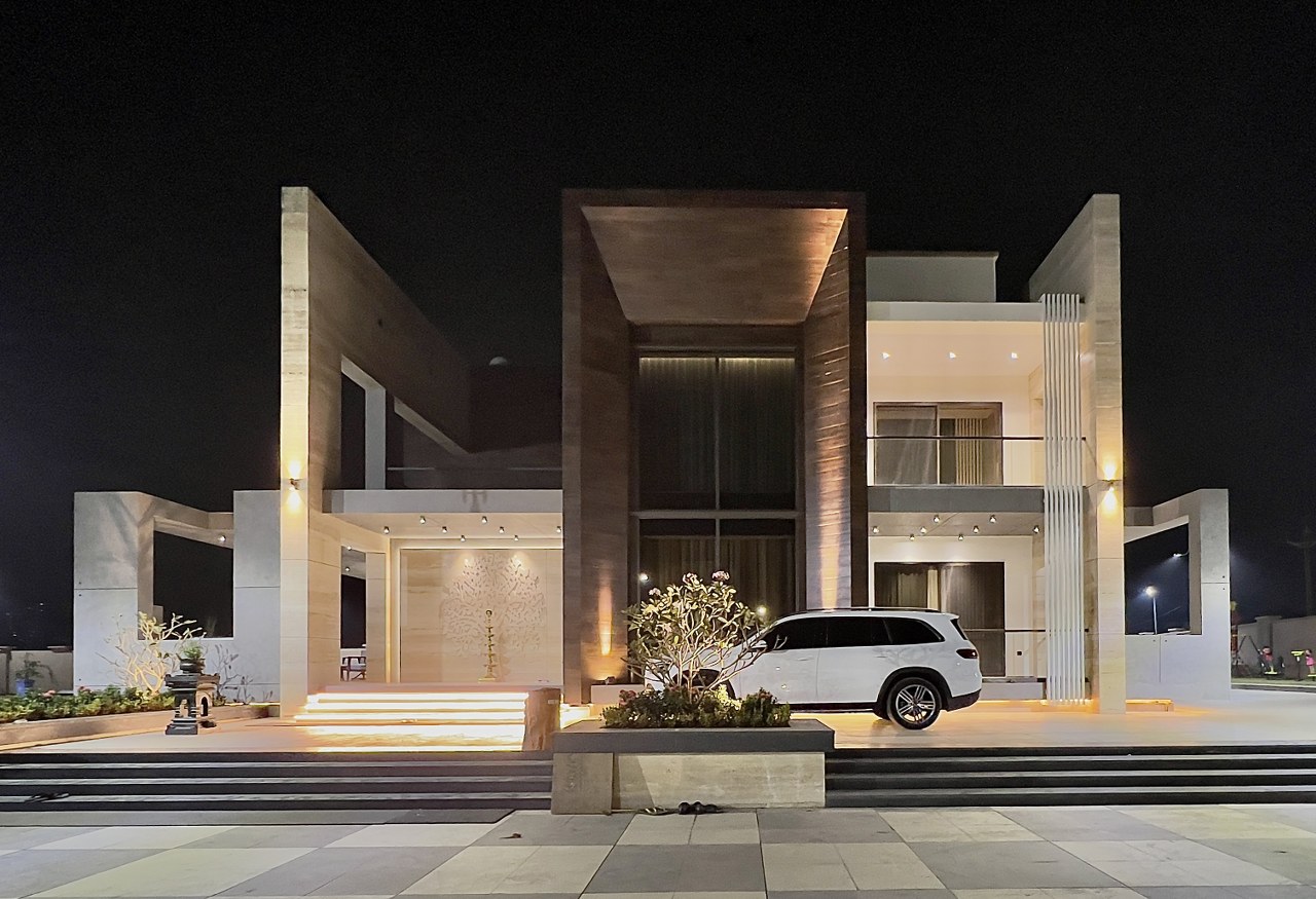 This Classy Modern Bungalow Design is in Thane | GroupARC Architects and Interior Designers