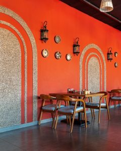 The Terracotta Walls of the Restaurant Hints the Rich Color Palette ...