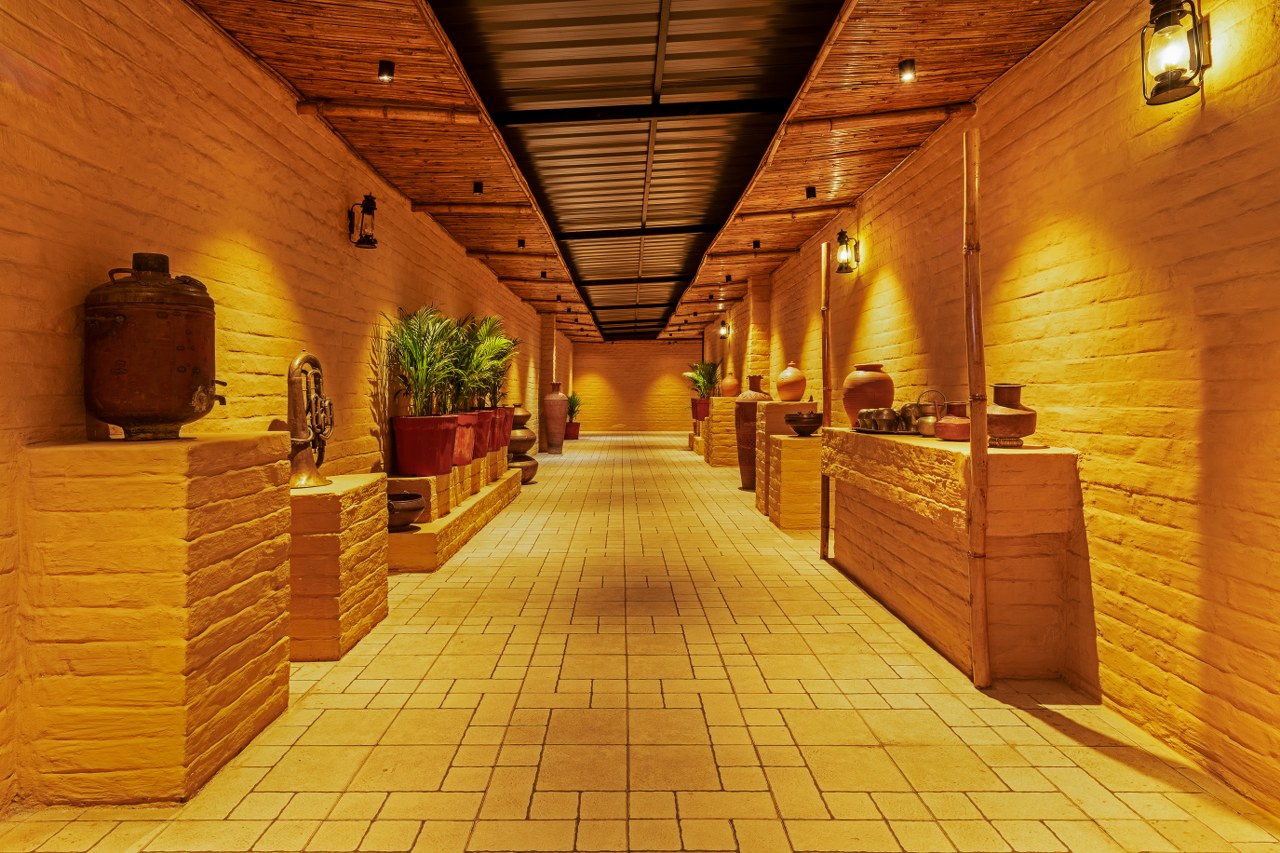 The Terracotta Walls of the Restaurant Hints the Rich Color Palette ...