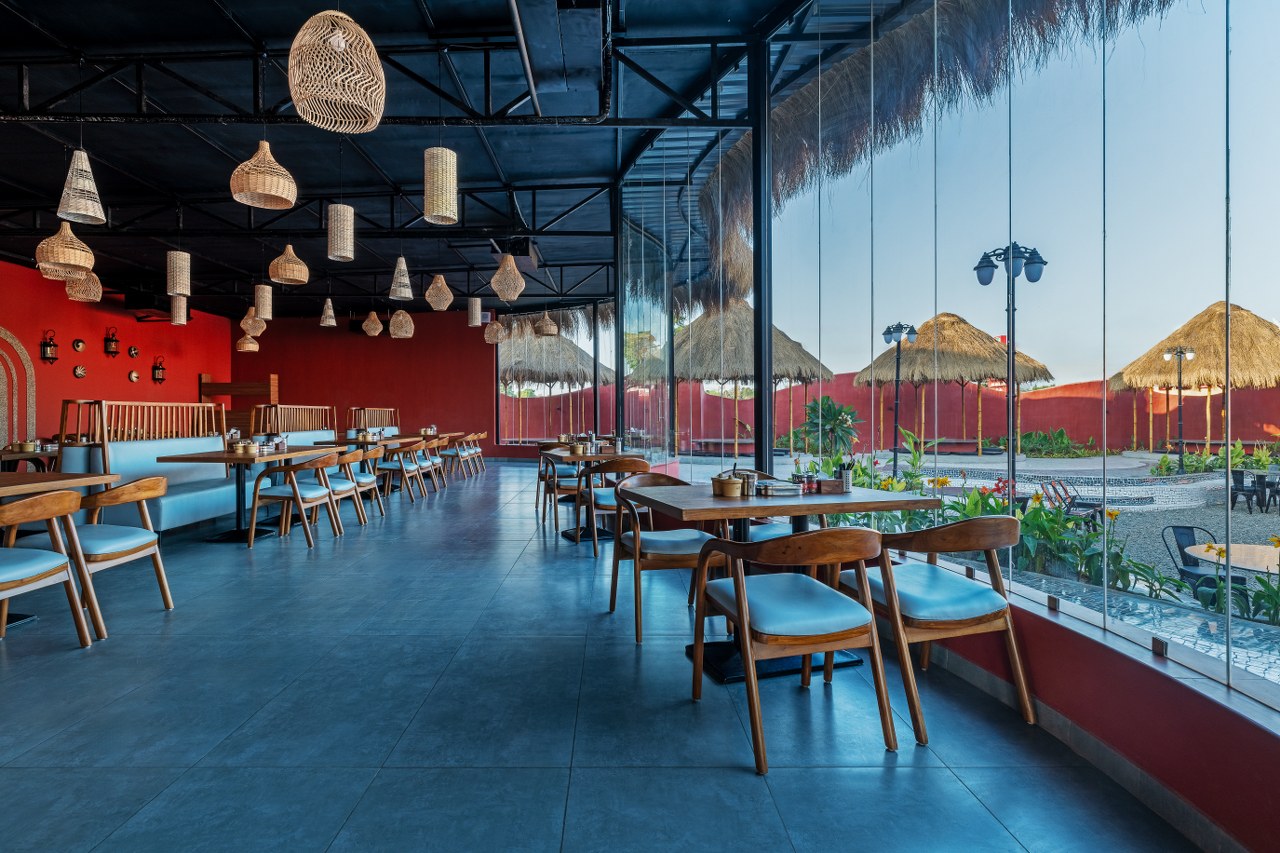 The Terracotta Walls of the Restaurant Hints the Rich Color Palette ...