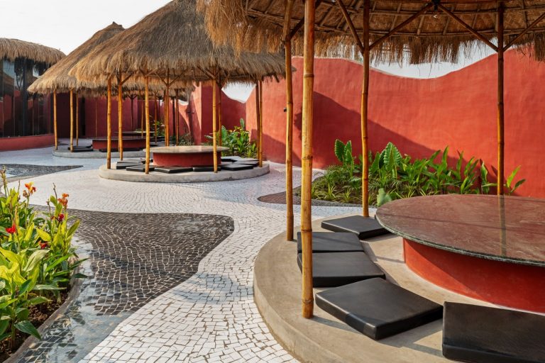 The Terracotta Walls of the Restaurant Hints the Rich Color Palette ...