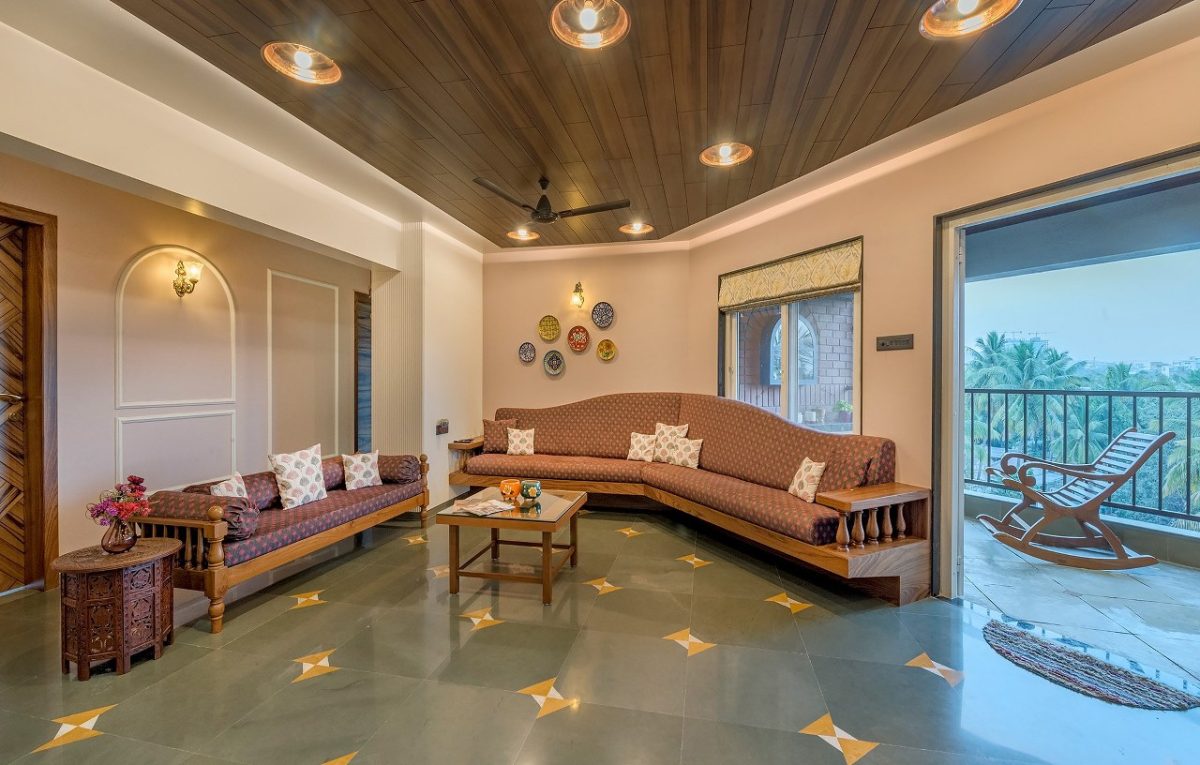 This 5 Story Building has an Ethnic Theme with an Emphasis on ...