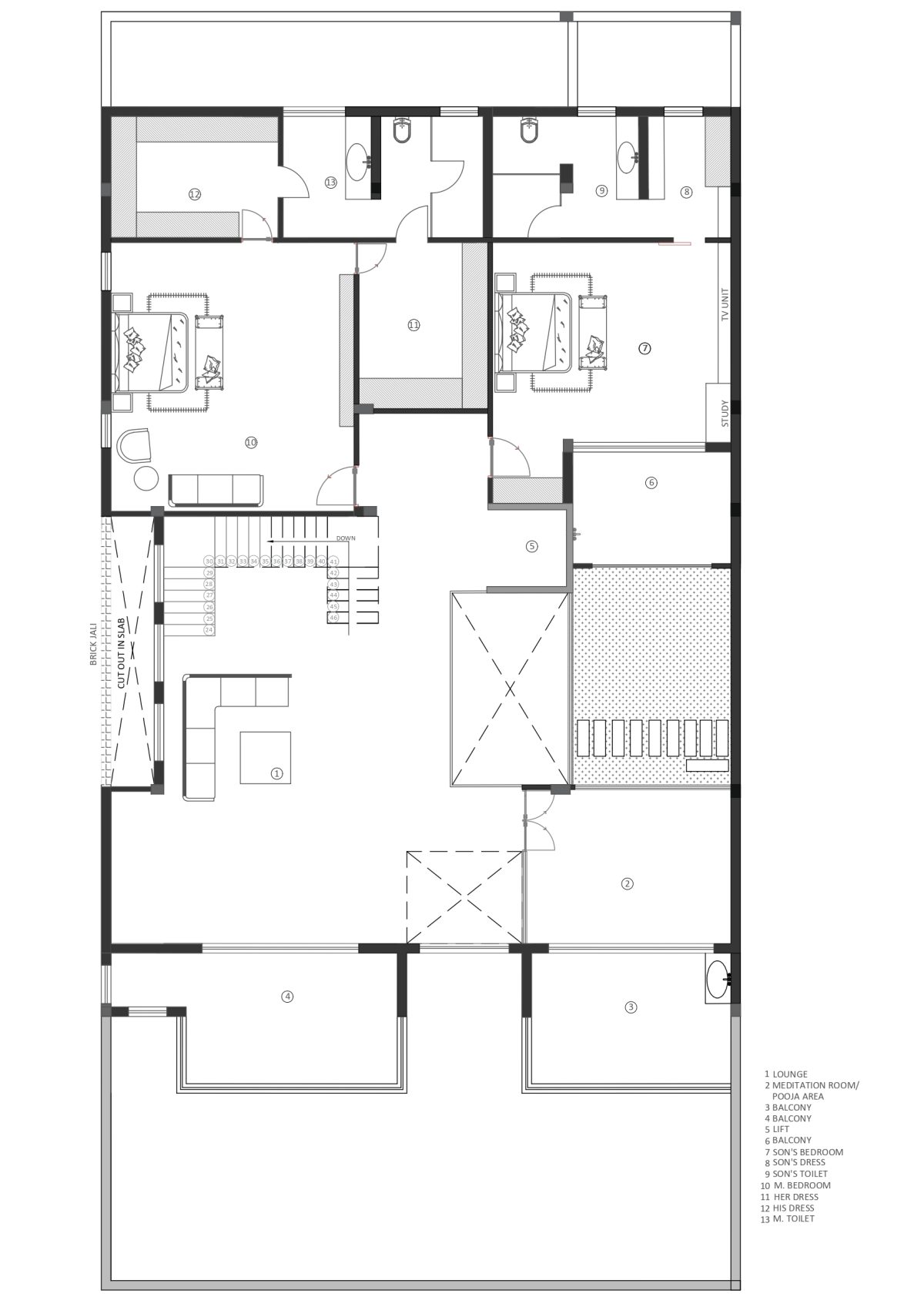 This Punjab Home Design is an Oasis of Solitude | La Luna Design House