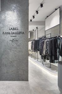 This Cement Texture Wall Office is a Blend of Minimalism and Luxury | Olive