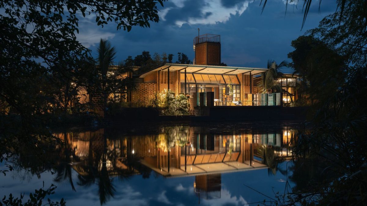 This house by the lake is Inspired by Wada Architecture | Studio Prakriya