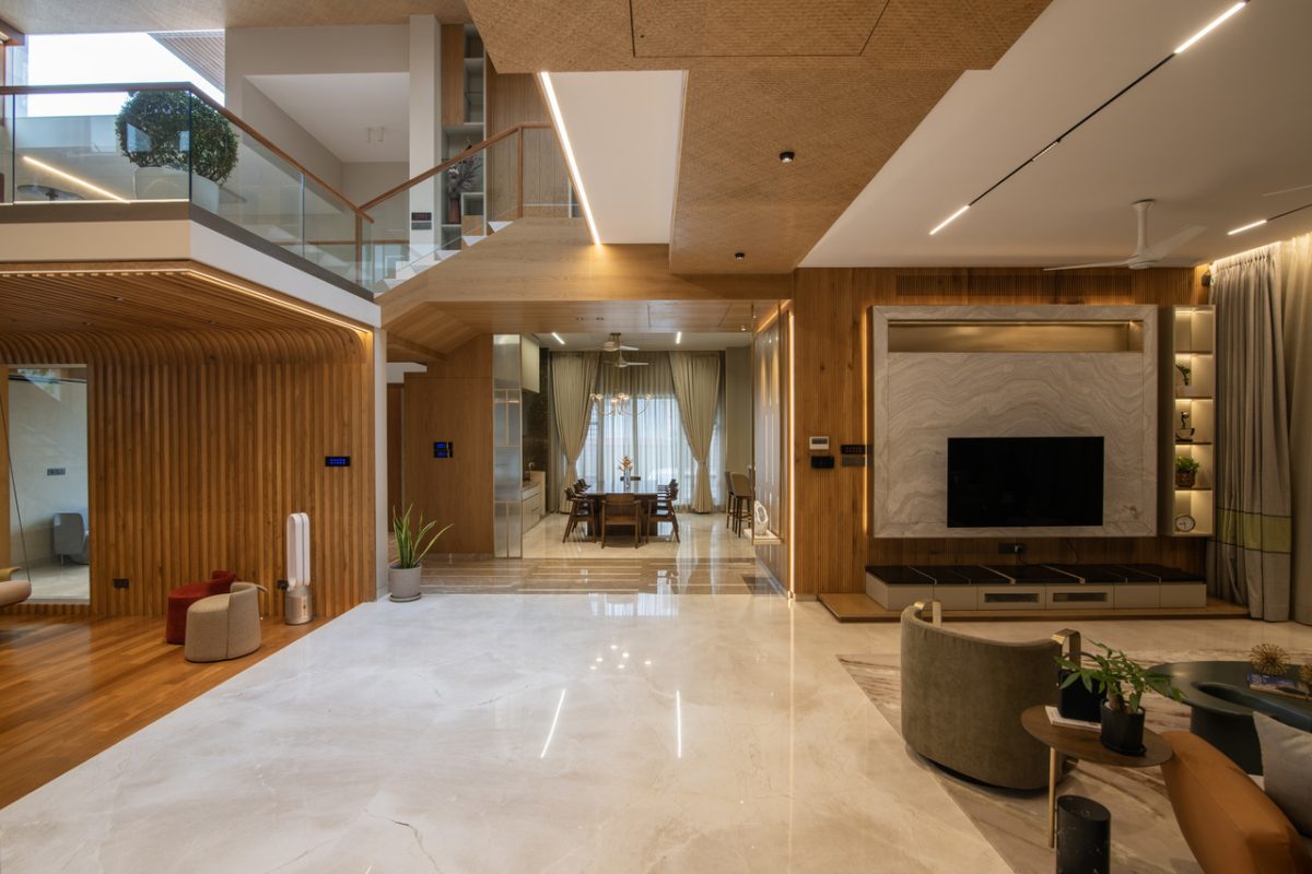This Private Home is an Integration of 3 Living Spaces Along with ...