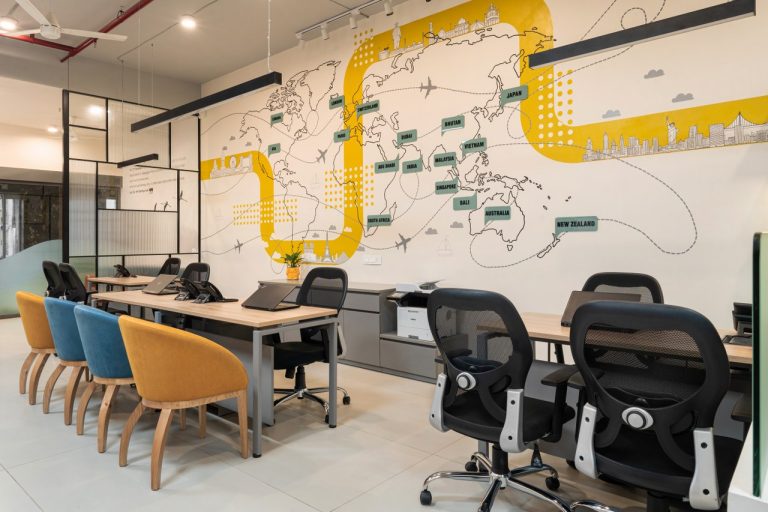 This Travel Office In Surat Is Vibrant And Collaborative | Nishchay ...