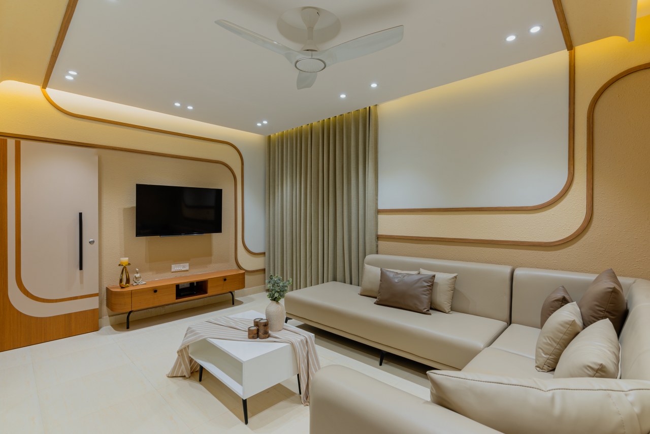 This Interior Flat Design Creating a Warm and Harmonious Space | Arc ...