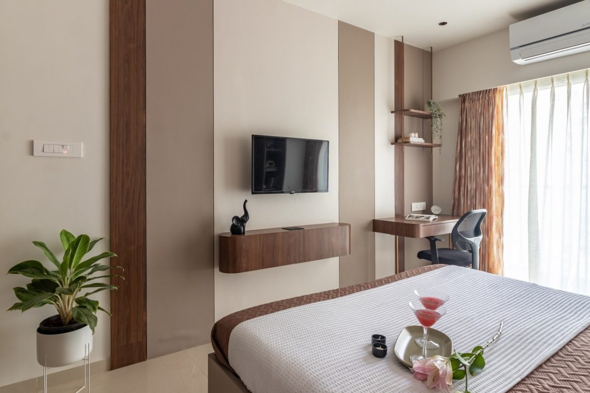 The Interior Design of Apartment Evokes a Sense of Calm | Paraline Design Studio