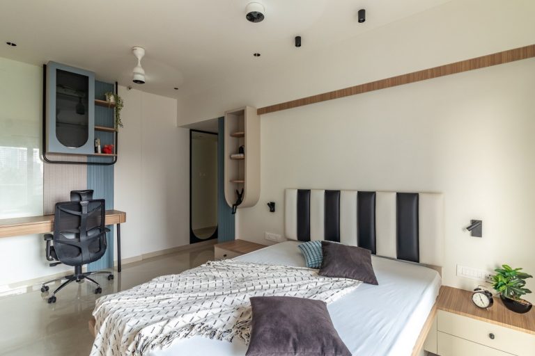 The Interior Design of Apartment Evokes a Sense of Calm | Paraline Design Studio