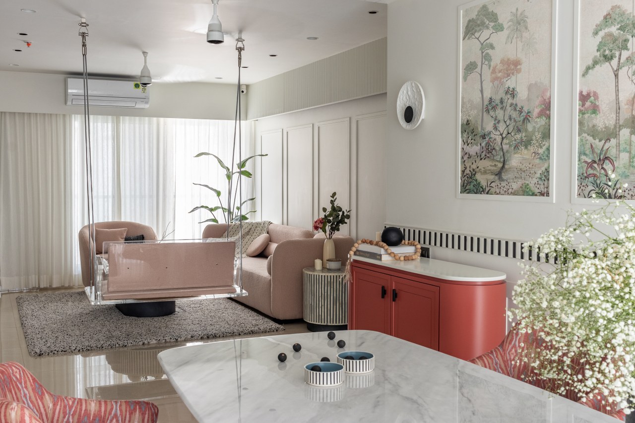 The Interior Design of Apartment Evokes a Sense of Calm | Paraline Design Studio