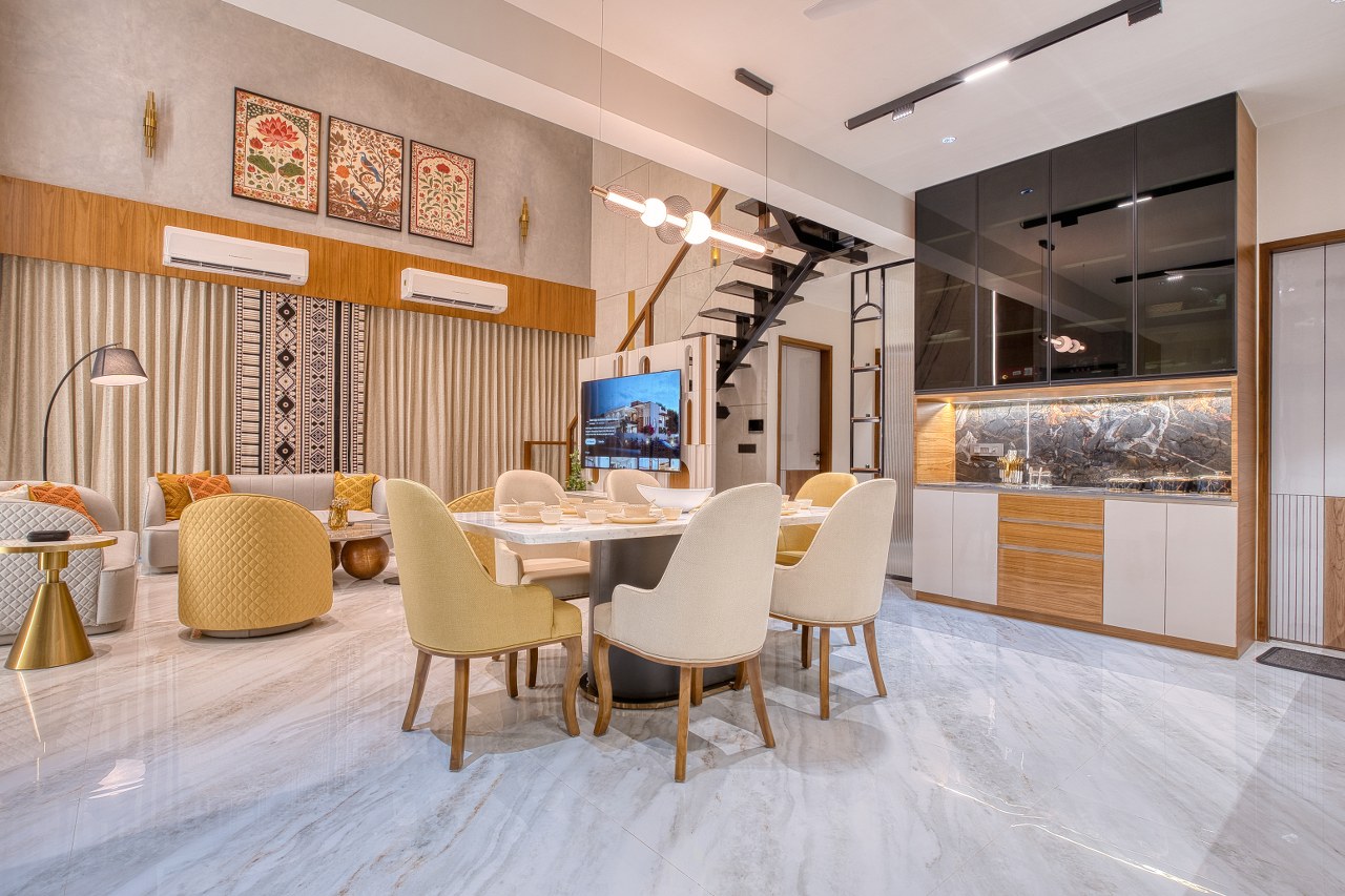 This House Showcases Modern Traditional Interior Design | Malvi Gajjar ...