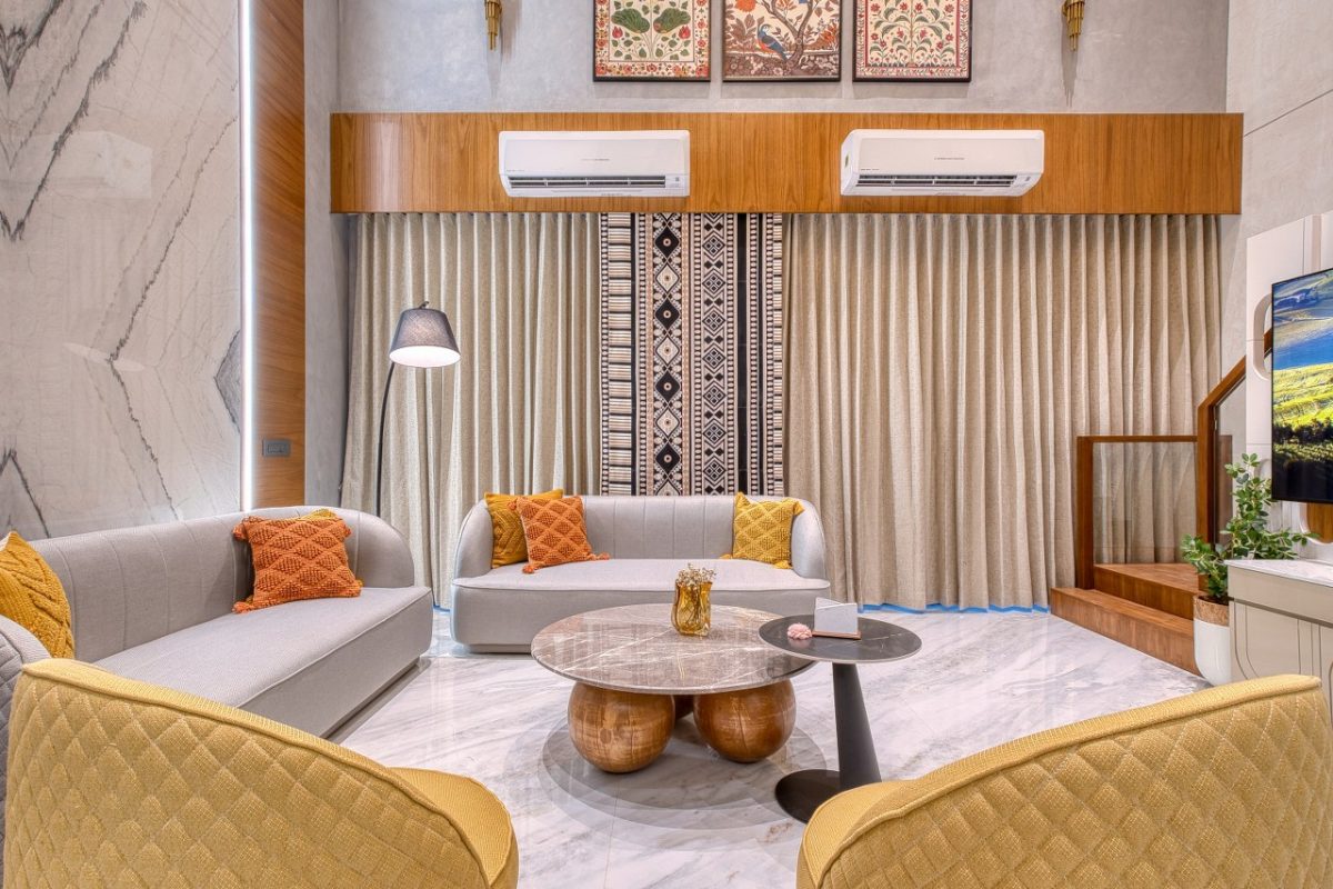 This House Showcases Modern Traditional Interior Design | Malvi Gajjar ...