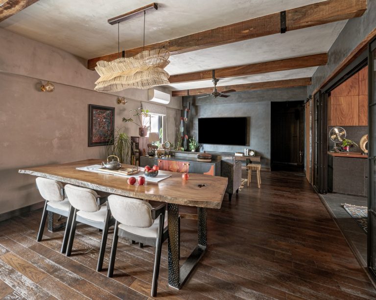 This Rustic Interior Style Apartment Reimagines As A Tranquil Retreat ...