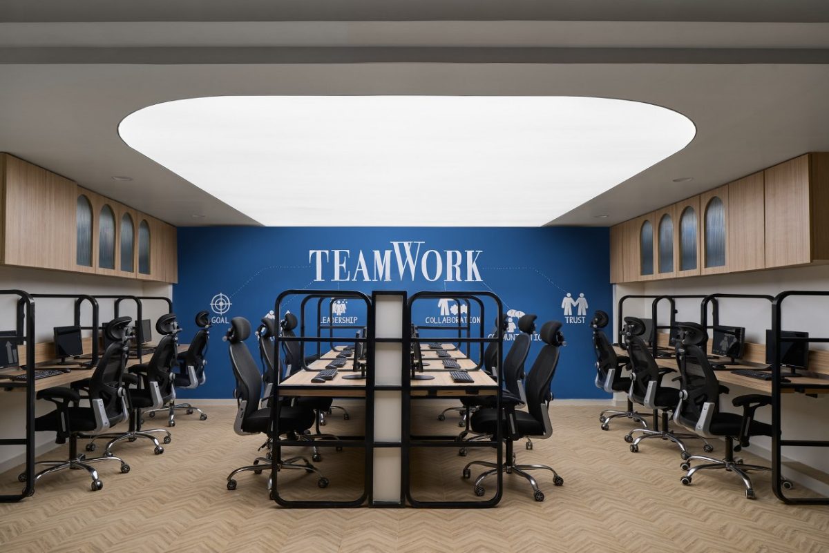 This Workspace In Kanpur Showcases Creative Commercial Interiors ...