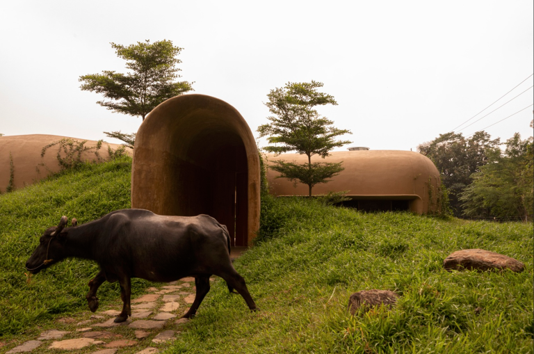This Earthen Architecture Embraces Surrounding Verdant Landscape ...