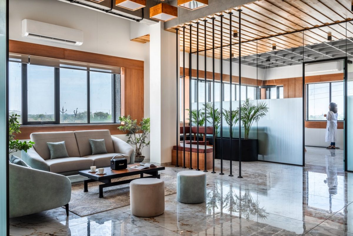 Interior Design For Office Transforms Bare Shell into a Functional ...
