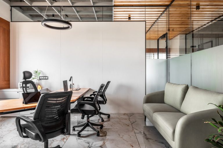 Interior Design For Office Transforms Bare Shell into a Functional ...