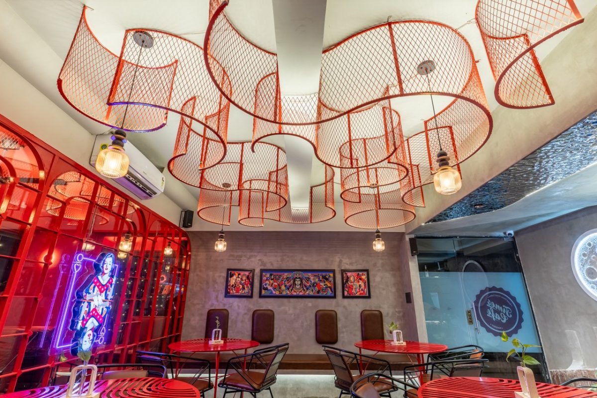 Times Cafe's Retrofuturism Interior Design Blends Nostalgic Charm With ...