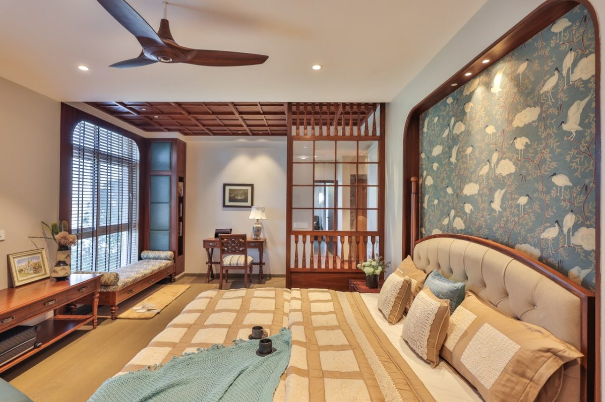 The Interior Of This British Colonial Design Meets Contemporary ...