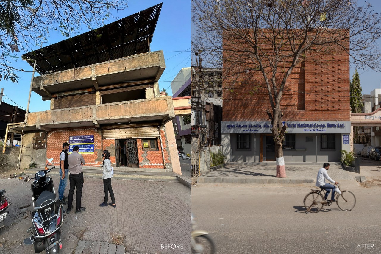 The Facade Of A Building Redefines Commercial Architecture In Surat ...