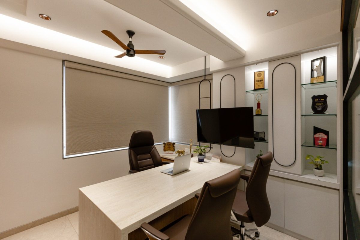 This Minimalistic Office Design Enhances Functionality & Reflects Brand ...