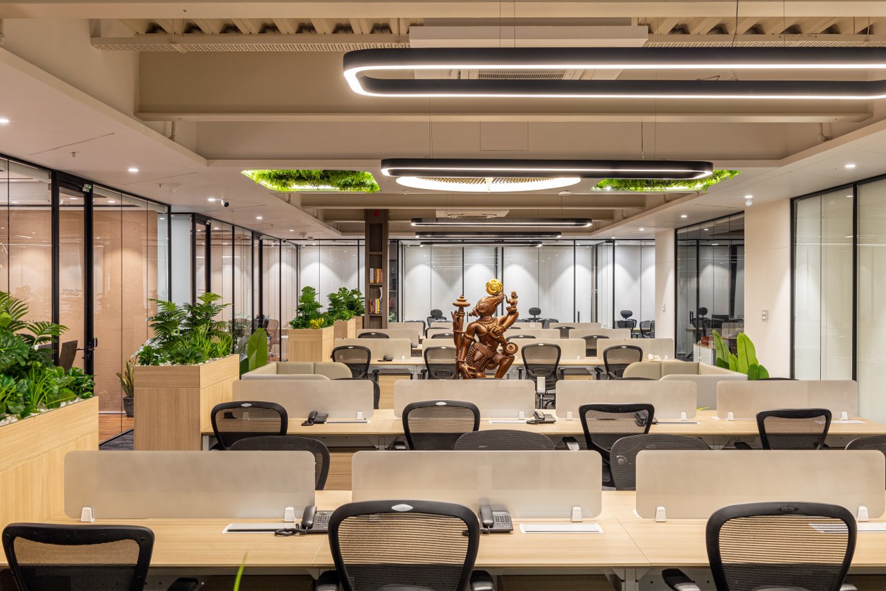 This Aesthetic Office Blends Modern Design With Vastu Principles ...