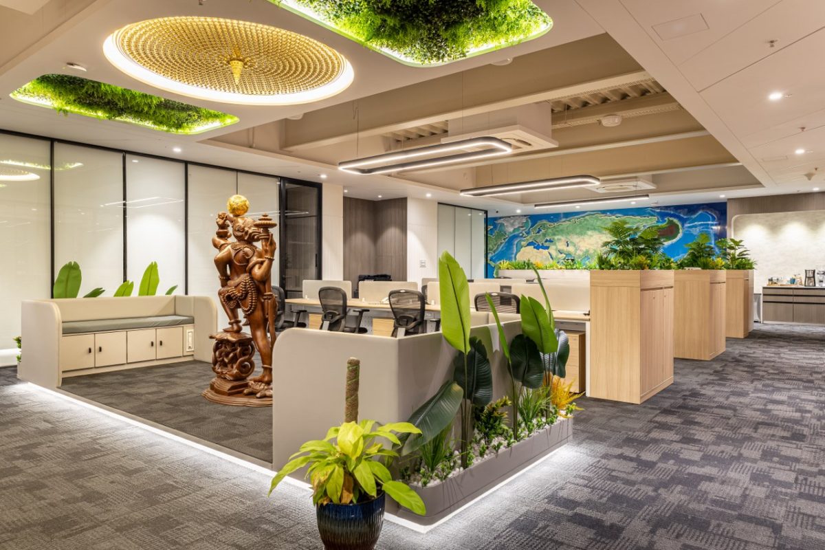 This Aesthetic Office Blends Modern Design With Vastu Principles ...