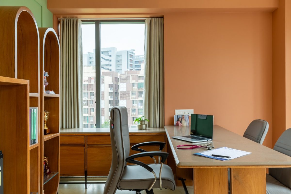This Hospital interiors Ensure Comfort And Care In A Converted Office ...