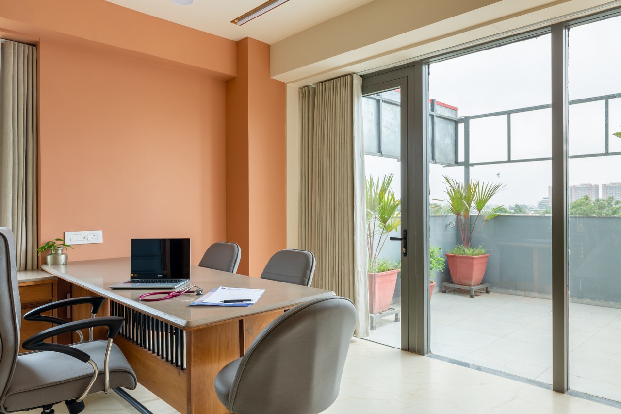 This Hospital interiors Ensure Comfort And Care In A Converted Office ...