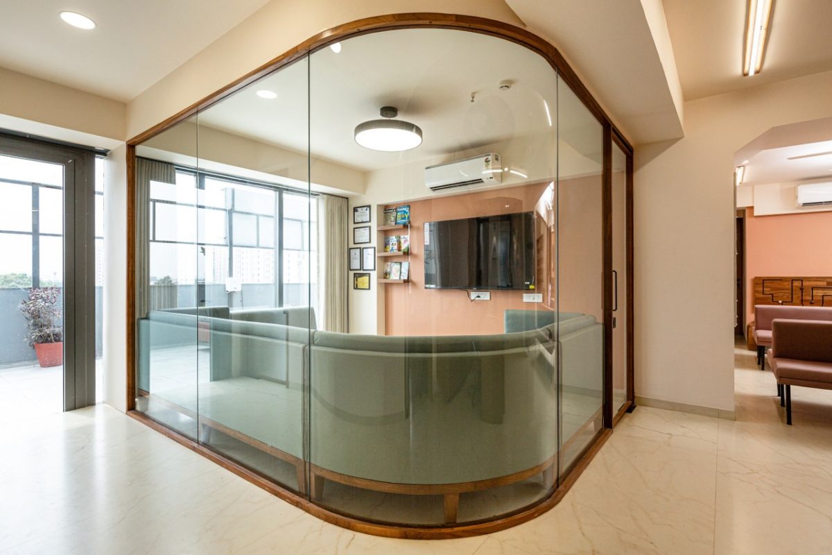 This Hospital interiors Ensure Comfort And Care In A Converted Office ...