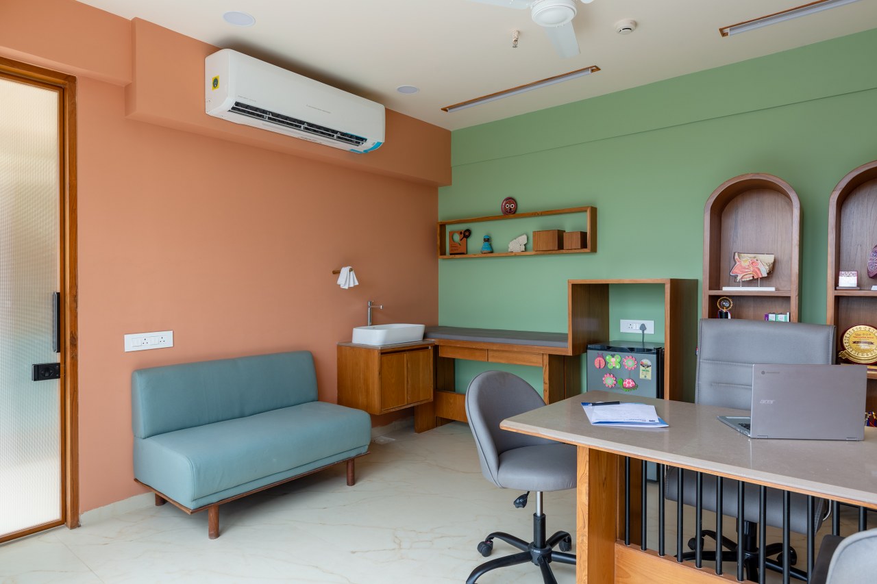 This Hospital interiors Ensure Comfort And Care In A Converted Office ...