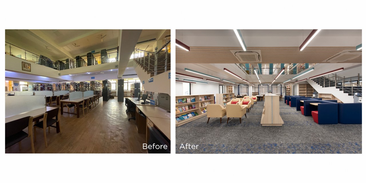 Strategic Library Interior Design Creates Interactive & Comfortable ...