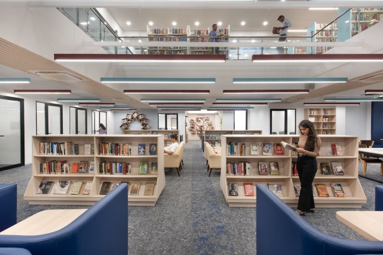 Strategic Library Interior Design Creates Interactive & Comfortable ...
