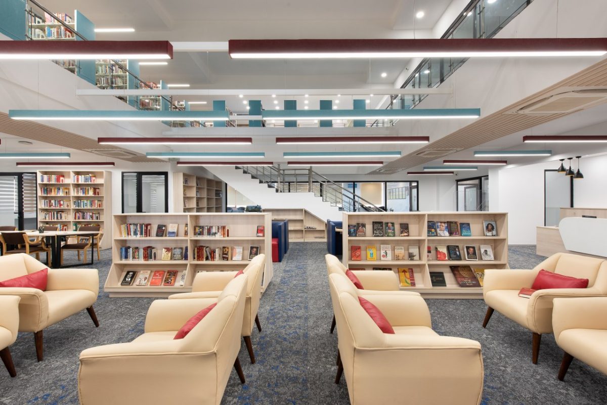 Strategic Library Interior Design Creates Interactive & Comfortable ...