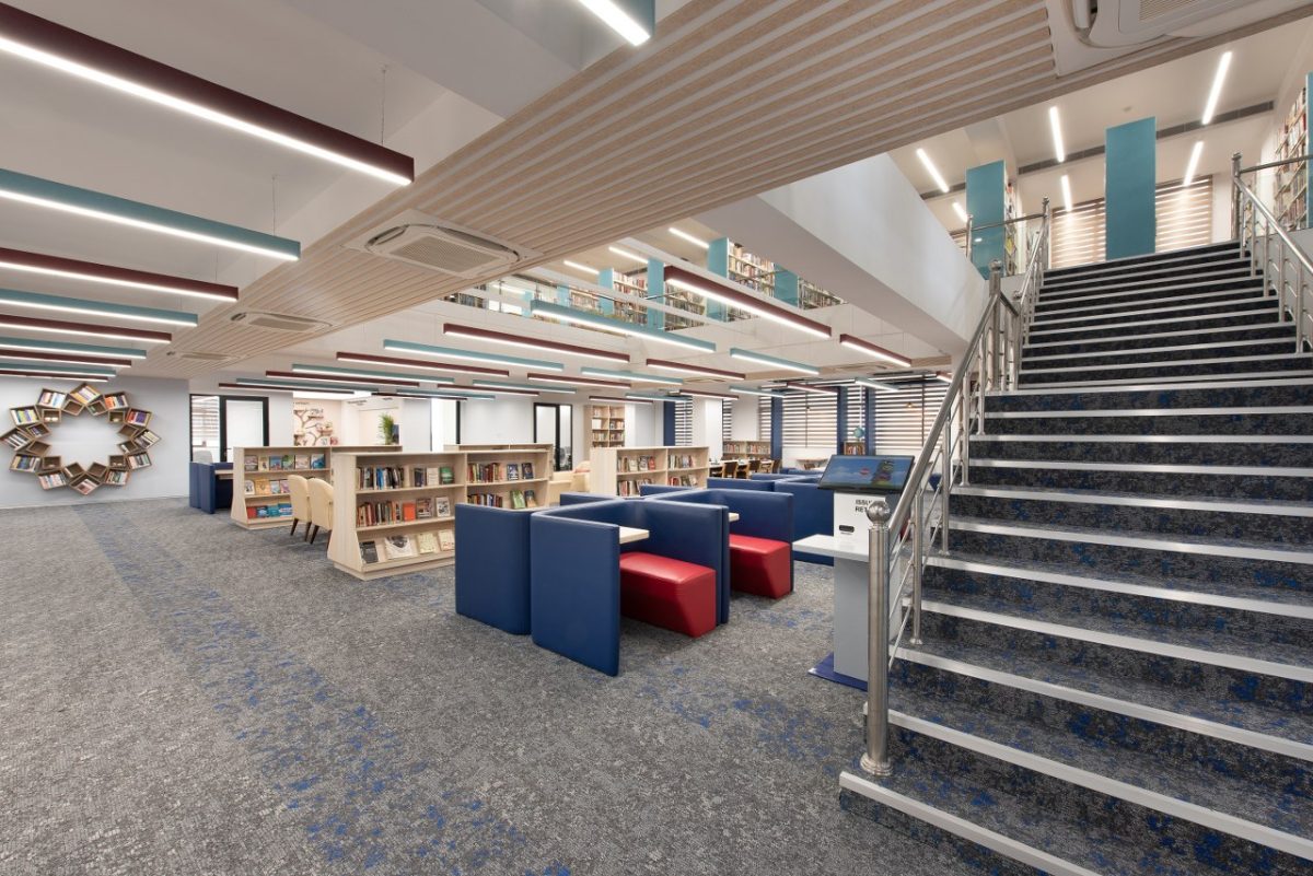 Strategic Library Interior Design Creates Interactive & Comfortable ...