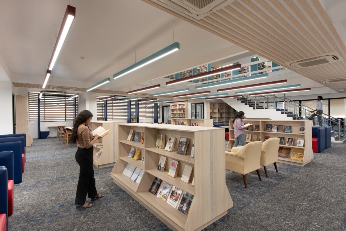 Strategic Library Interior Design Creates Interactive & Comfortable ...